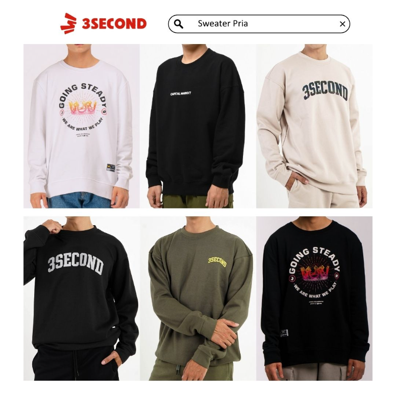 6 Pilihan Sweater Pria Terbaik untuk Gaya Santai Hingga Semi Formal - 3Second